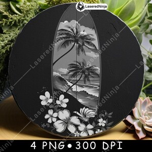 Surfboard Hawaiian Beach Craft Sled Wave Glider Gear Ride Laser File ...