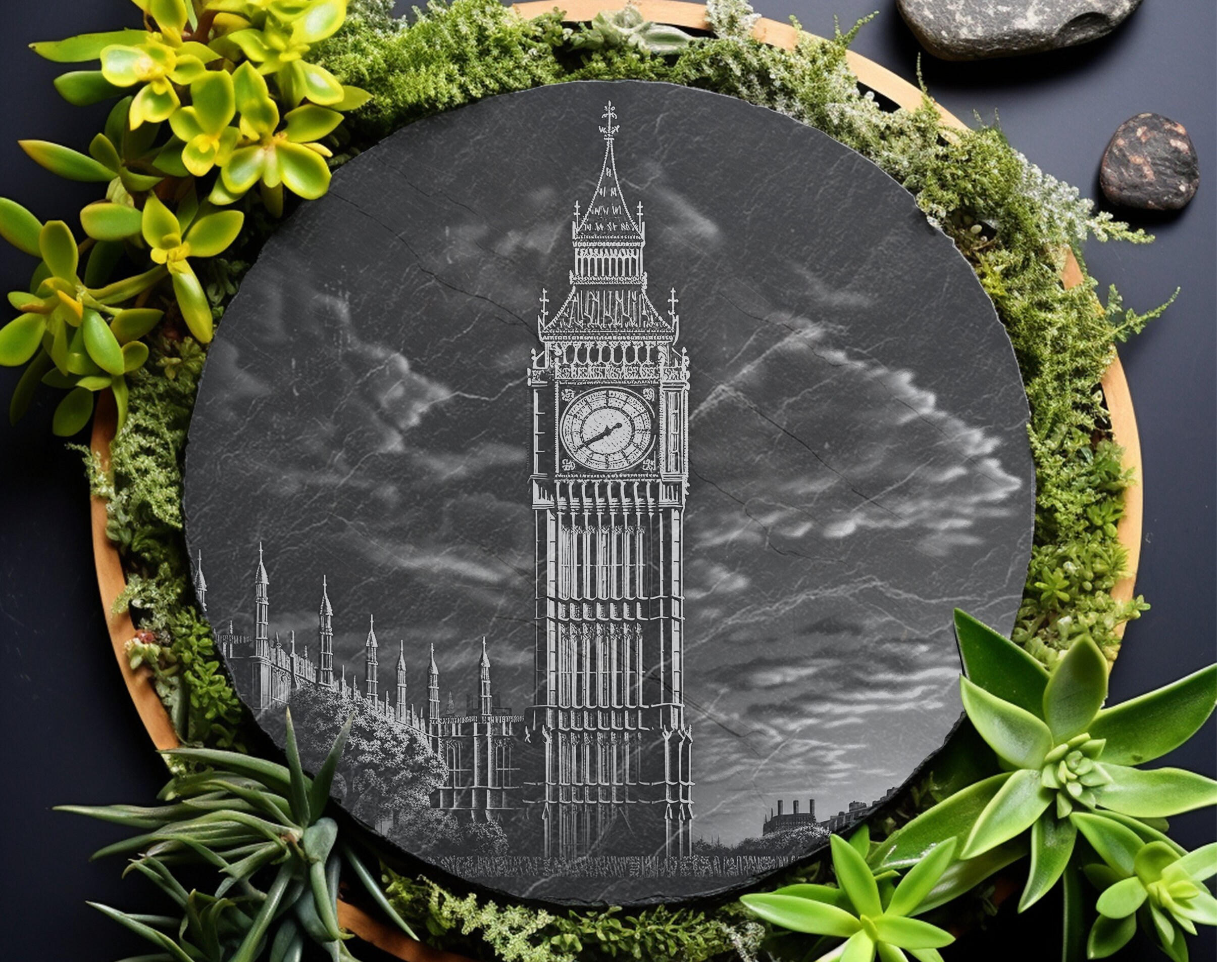 Big Ben Clock Tower London Bell Westminster England Coaster Laser File ...