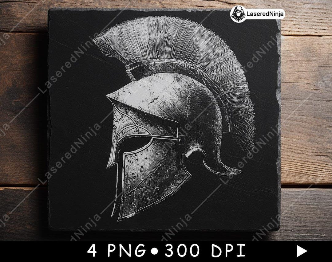 Ancient Greek Gladiator Helmet Spartan Warrior Armor Gear Laser File ...