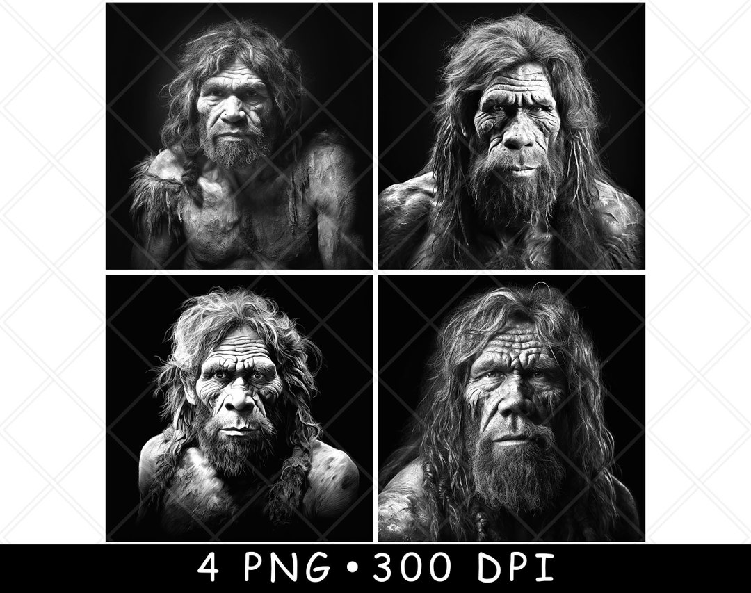 Neanderthal Cavemen Face Man Evolution Hunter Human Coaster Laser File ...