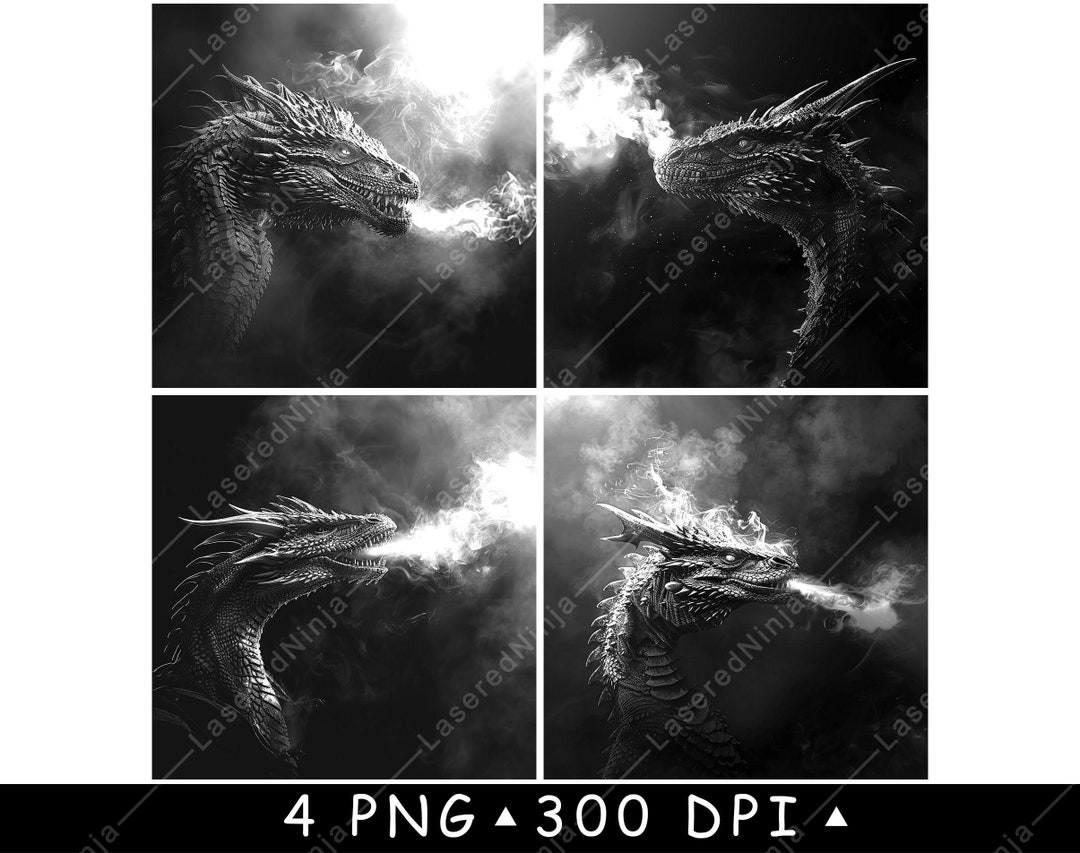 Dragon Game House Thrones Smoke Lord Fire Rings Dungeons Laser File ...