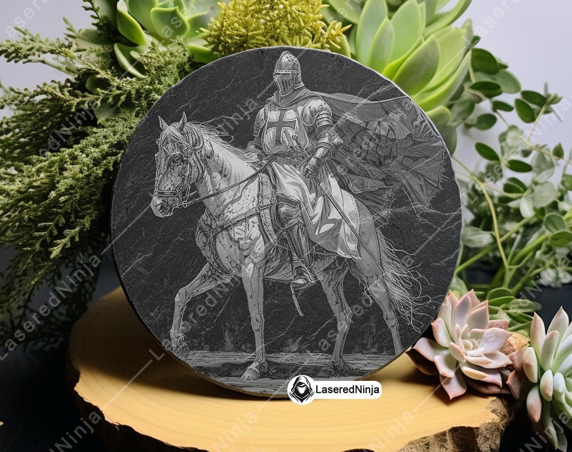 Crusader Freemason Equestrian Knight Templar Horse Order Laser File ...