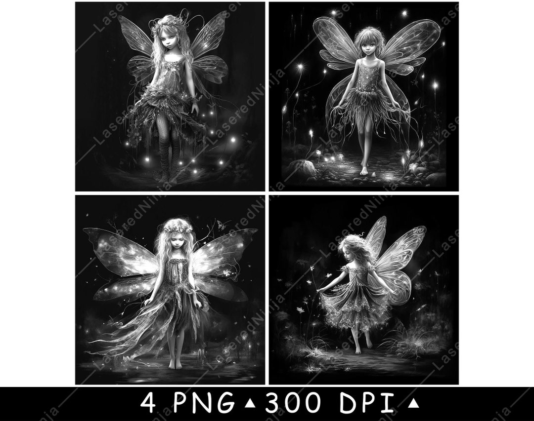 Beautiful Fairy Pixie Sprite Elf Myth Enchanted Coaster Laser File ...