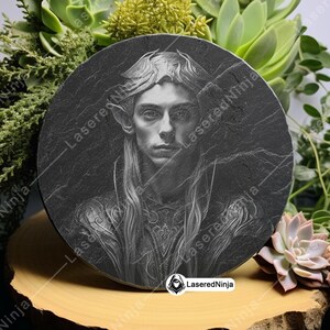 Male Elf Elven Prince Enchanted Myth Fantasy Face Warrior Laser File ...