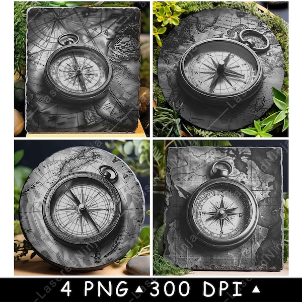 Grayscale World Map - Etsy