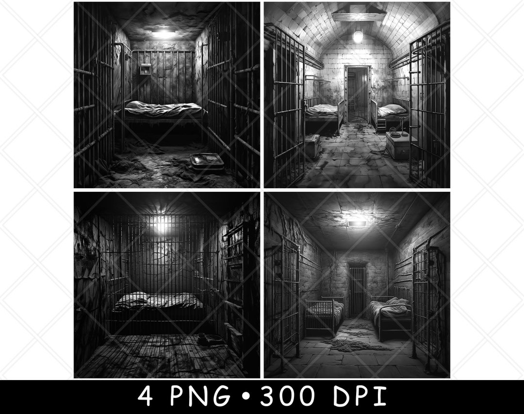 Jail Prison Cell Bars Dungeon Detention Penitentiary Coaster Laser File ...