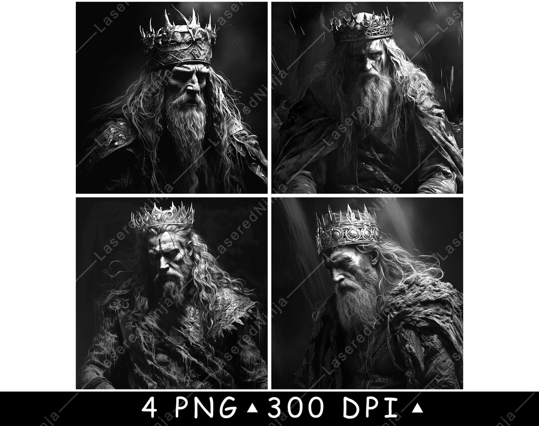 Old King Ruler Monarch Supreme Medieval Lord Royal Crown Laser File ...