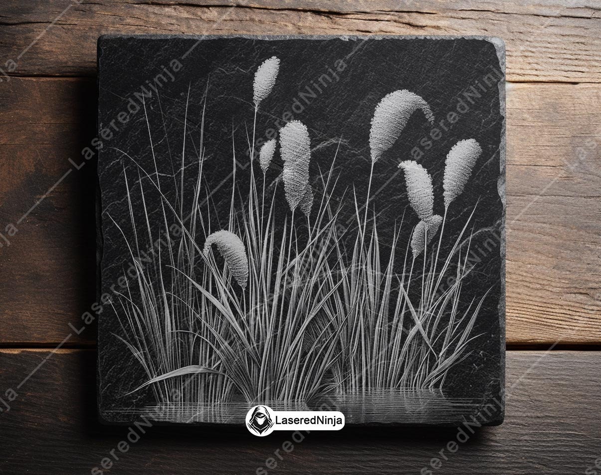 Cattail Reed Typha Marsh Swamp Pond Grass Wetland Plants Laser File ...