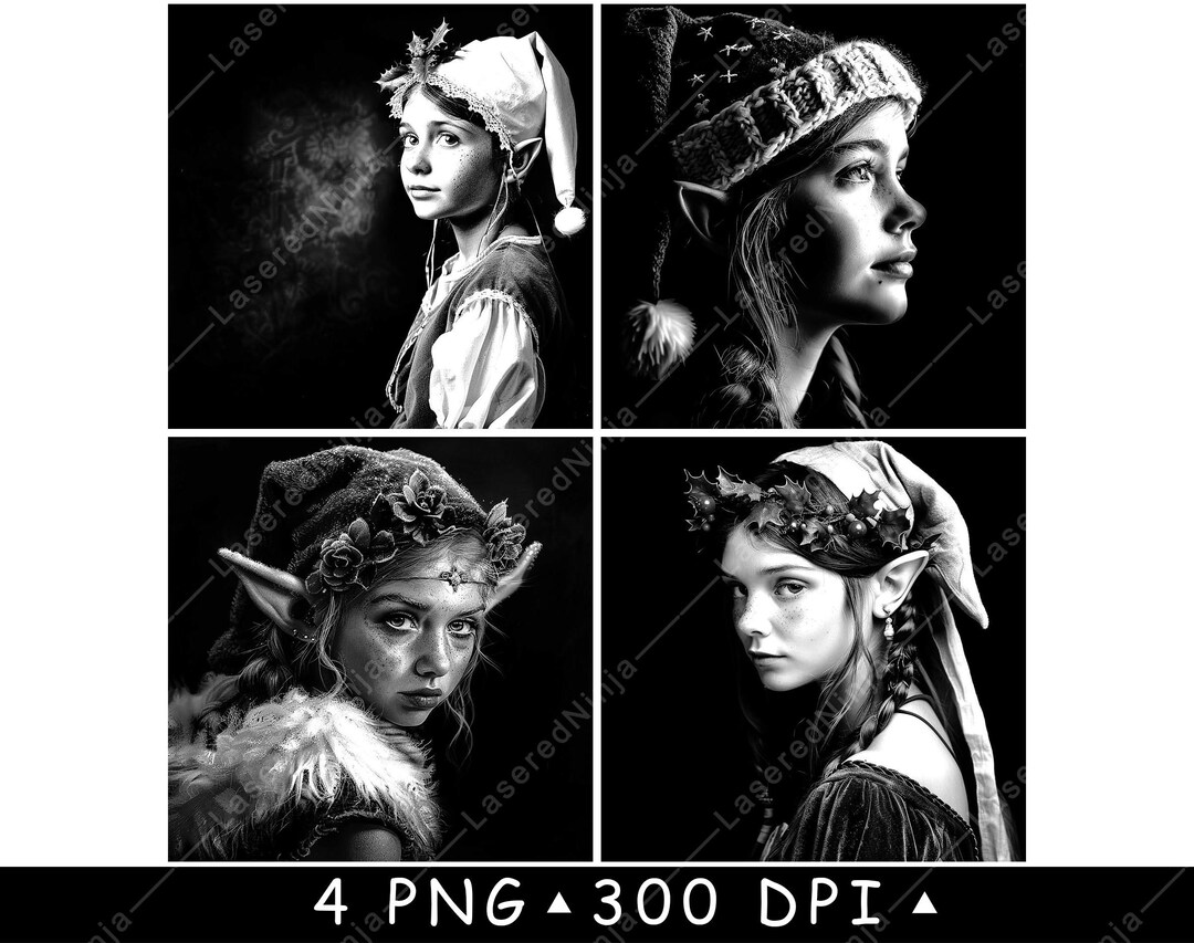 Beautiful Elf Girl Pixie Enchanted Fairytale Tinker Laser File Coaster ...