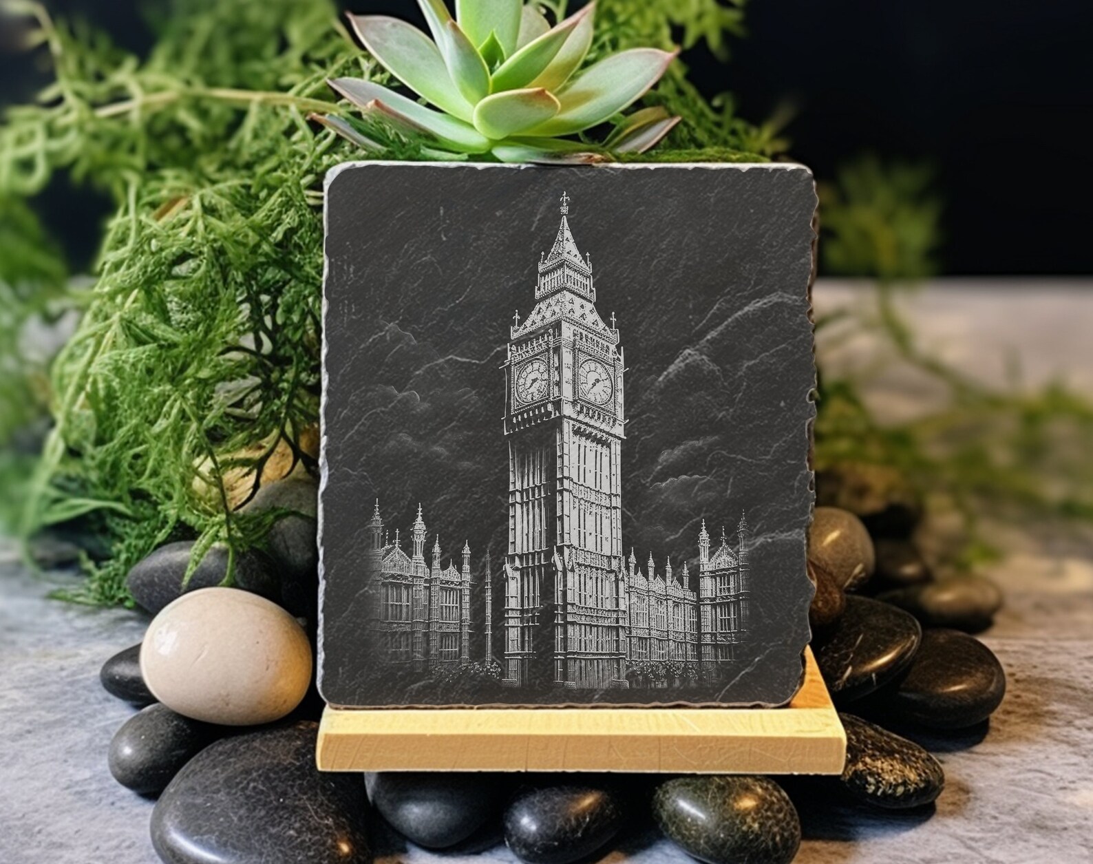 Big Ben Clock Tower London Bell Westminster England Coaster Laser File ...
