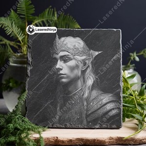 Male Elf Elven Prince Enchanted Myth Fantasy Face Warrior Laser File ...
