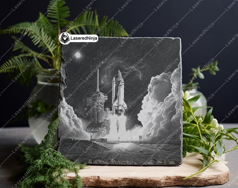 Kennedy Space Center Nasa Rocket Cape Canaveral Coaster Laser File ...