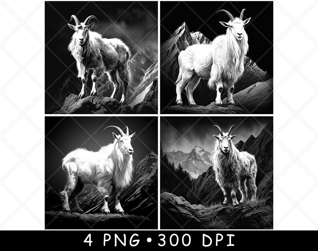 Ibex Mountain Goat Rocky Terrain Furry Alpine Wild Capra Laser File ...