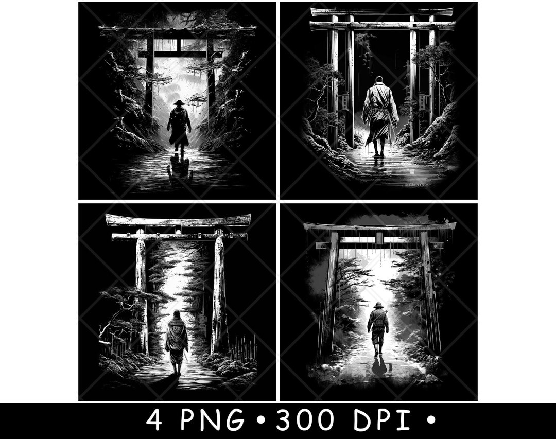 Samurai Torii Gate Japan Ninja Assassin Gateway Entrance Laser File ...