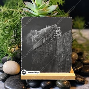 Steam Engine Train Locomotive Railway Vehicle Classic Laser File ...