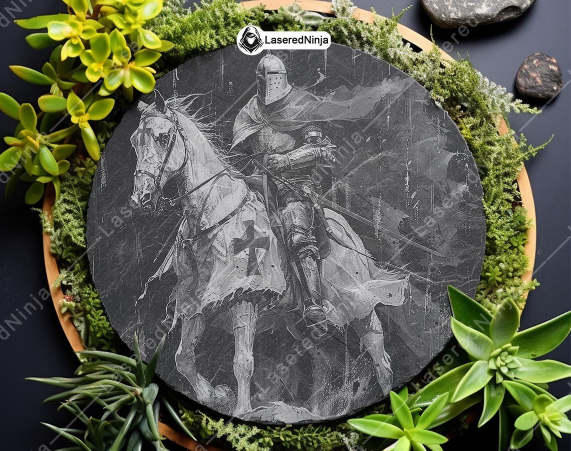 Crusader Freemason Equestrian Knight Templar Horse Order Laser File ...