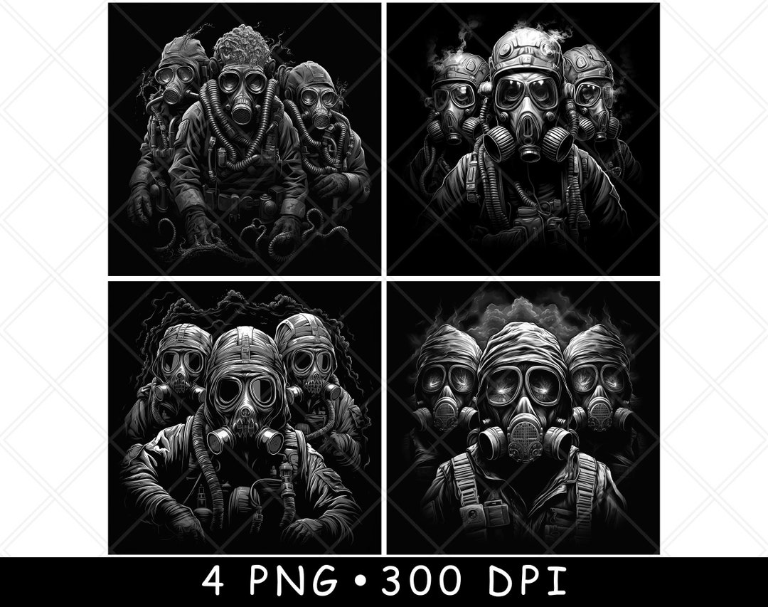 Hazmat Mask Hazardous Heist Chemicals Pandemic Art Toxic Coaster Laser ...