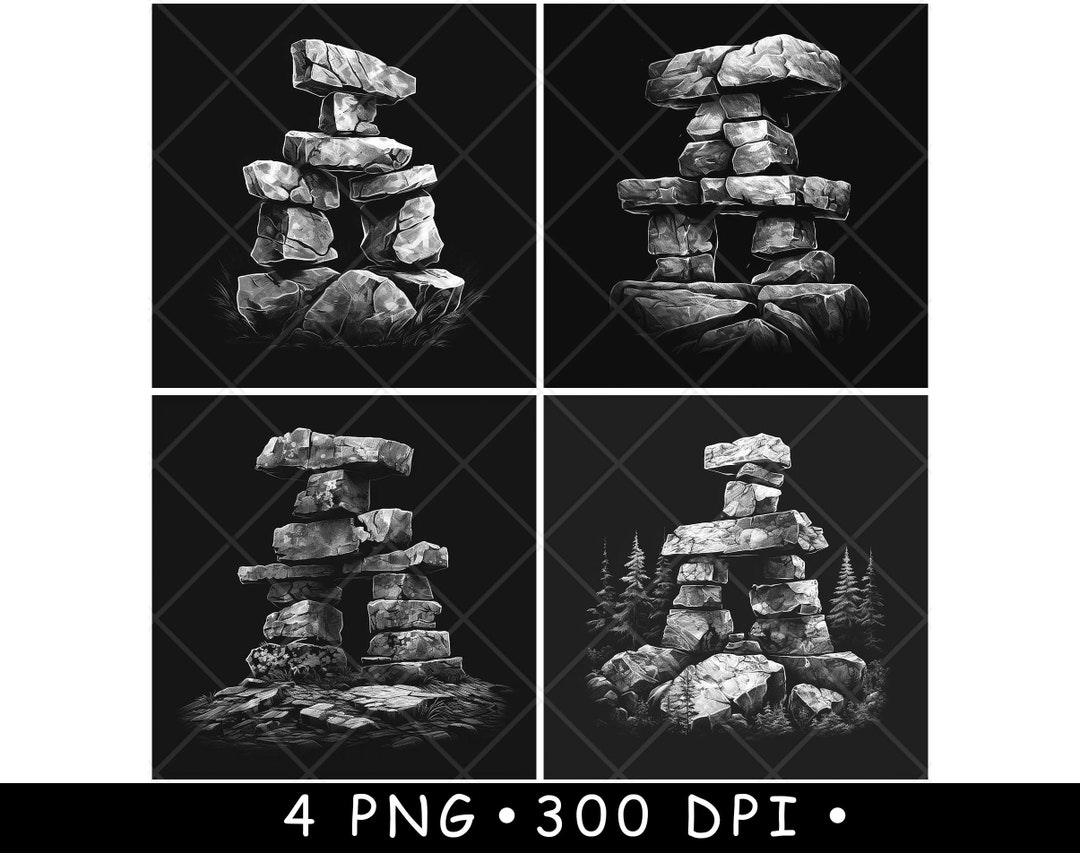 Inukshuk Stone Inuit Inuksuk Arctic Traditional Landmark Laser File ...