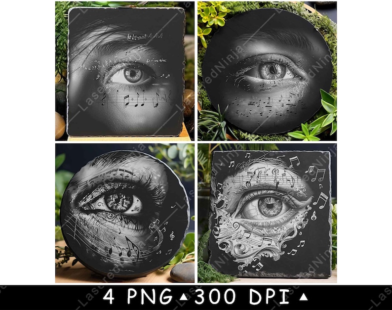 Eye Musical Notes Piece Tears Singer Artist Music Soul Laser File ...