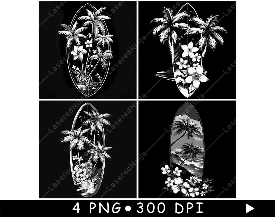 Surfboard Hawaiian Beach Craft Sled Wave Glider Gear Ride Laser File ...