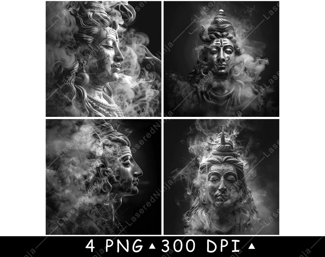 Lord Shiva Great God Hindu Deity Meditation Mahadeva Face Laser File ...