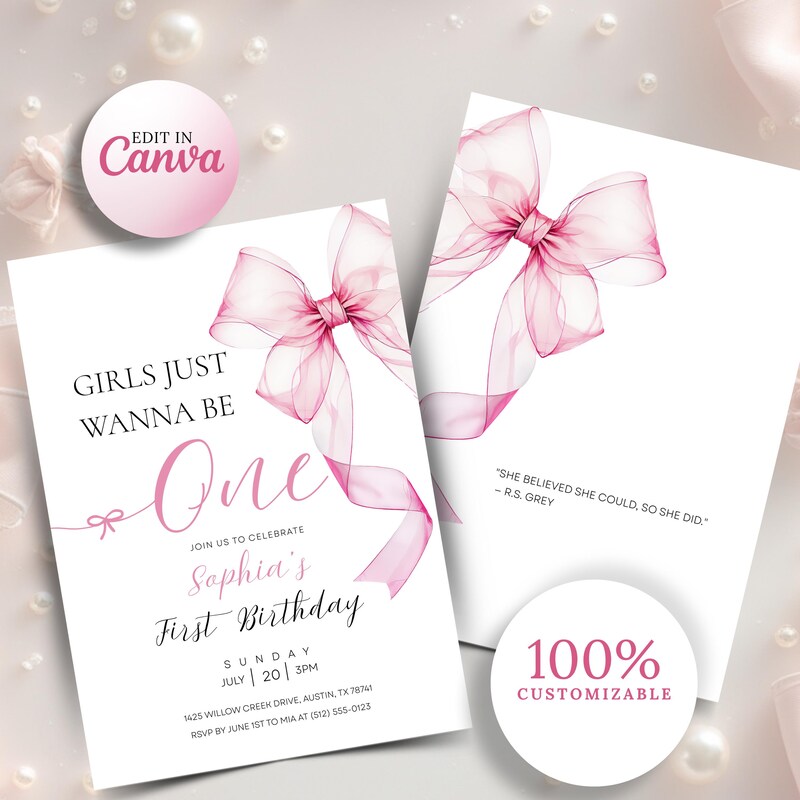 Girls Just Wanna Be One Invitations - Etsy