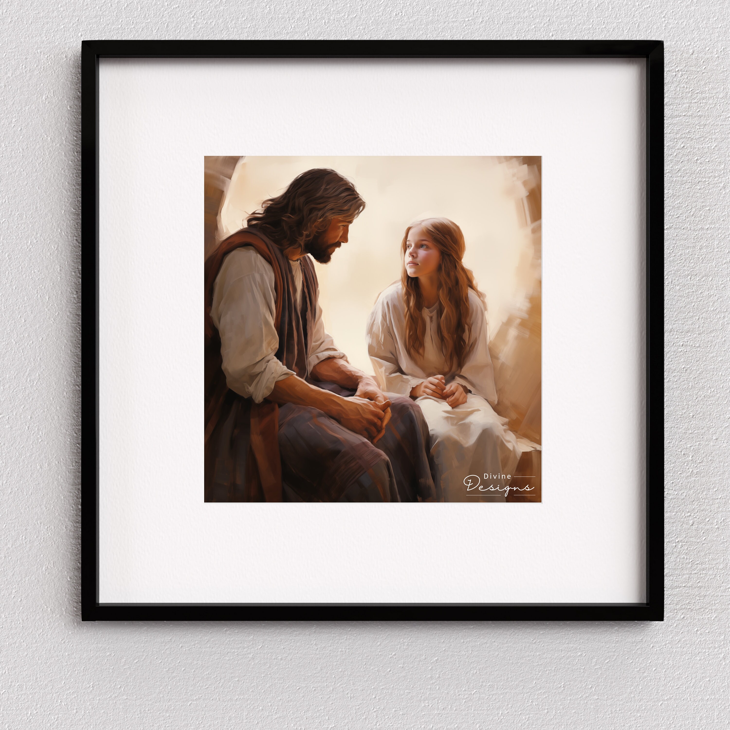 Jesus and a Daughter of God HD - Etsy