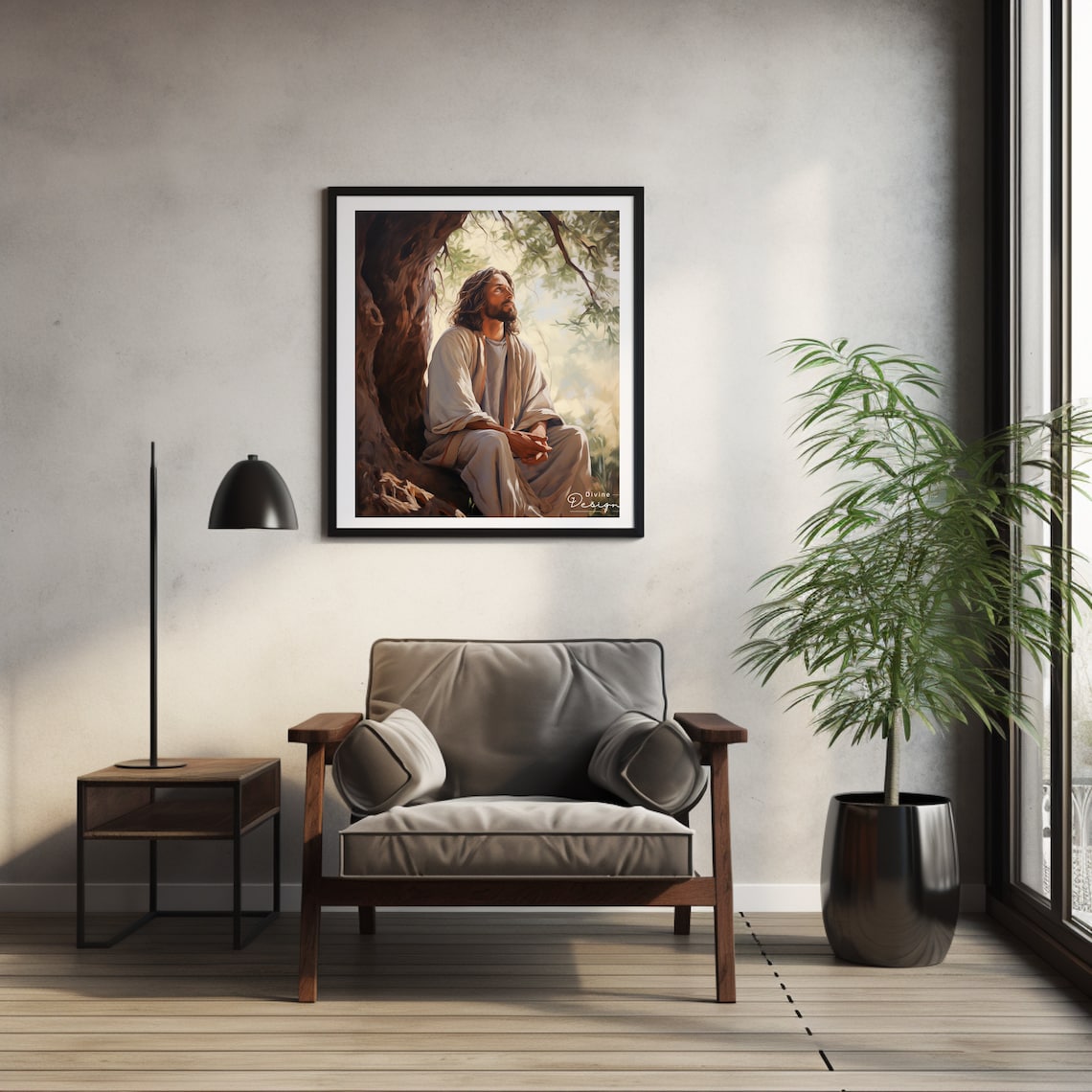 Jesus in Humble Prayer HD - Etsy