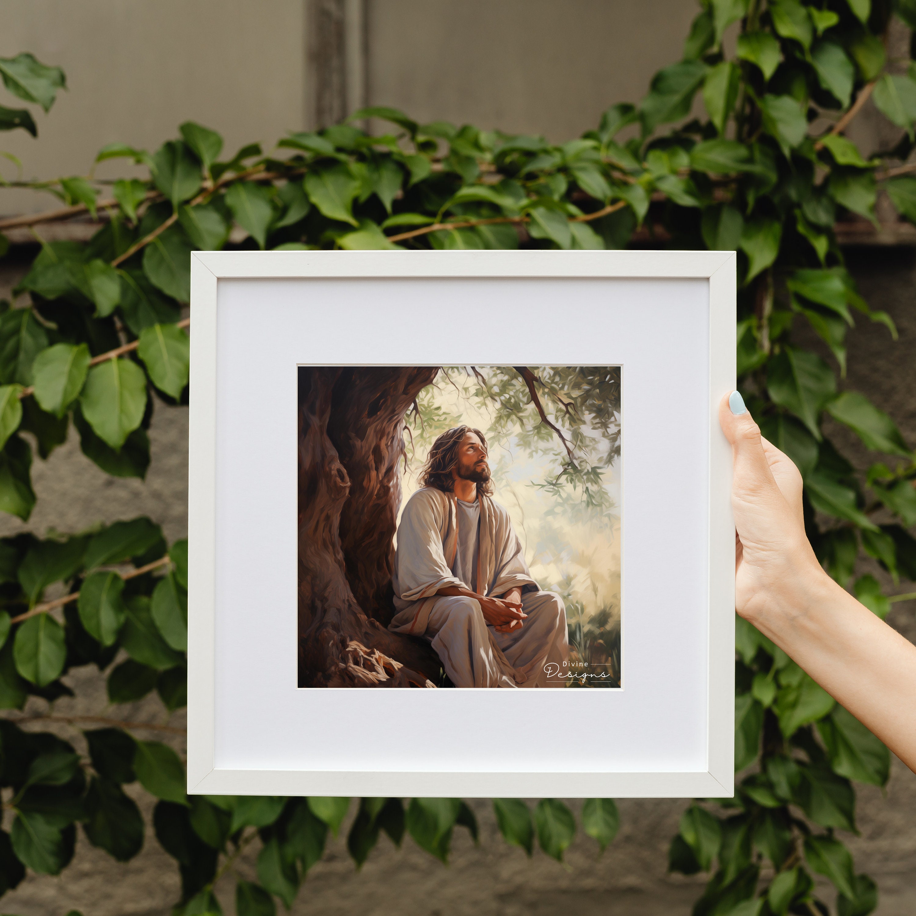 Jesus in Humble Prayer HD - Etsy
