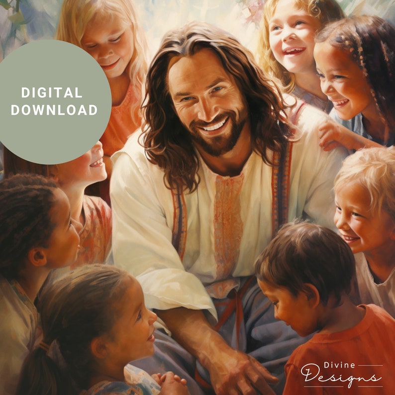 One by One He Blessed Them HD - Etsy