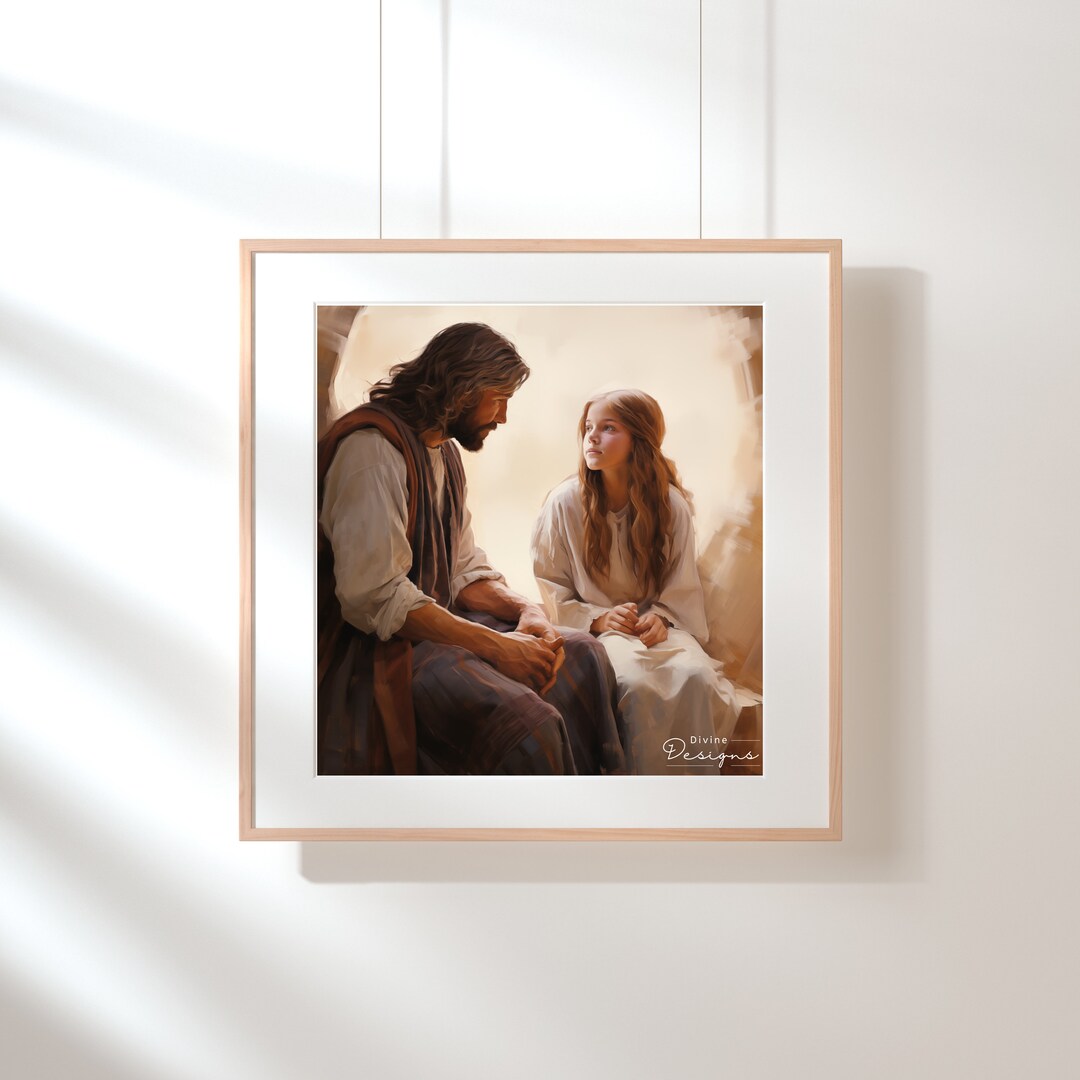Jesus and a Daughter of God HD - Etsy