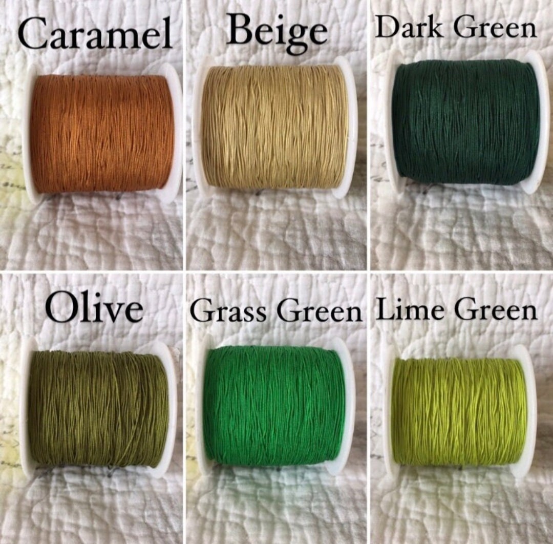 10 Metres Nylon Thread 0.5mm Thickness, Necklace Making, Bracelet ...