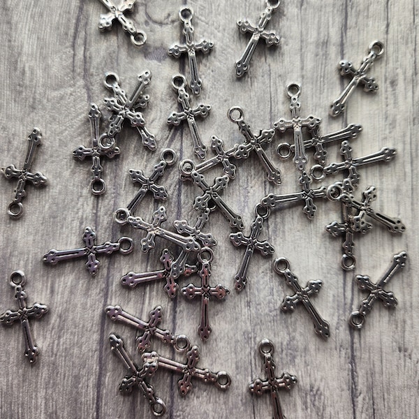 Cross Charm - Etsy