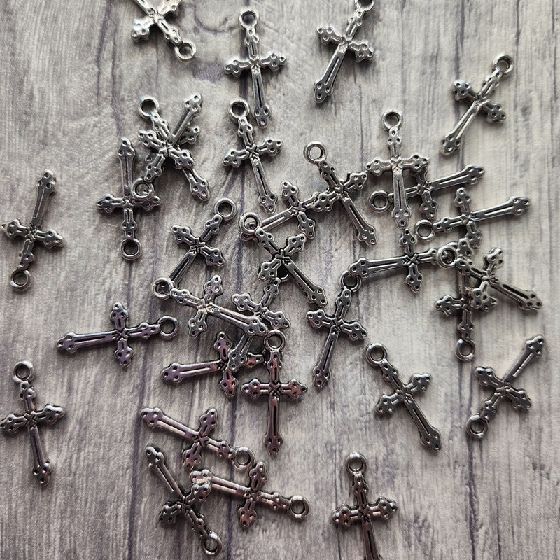 Cross Charm - Etsy