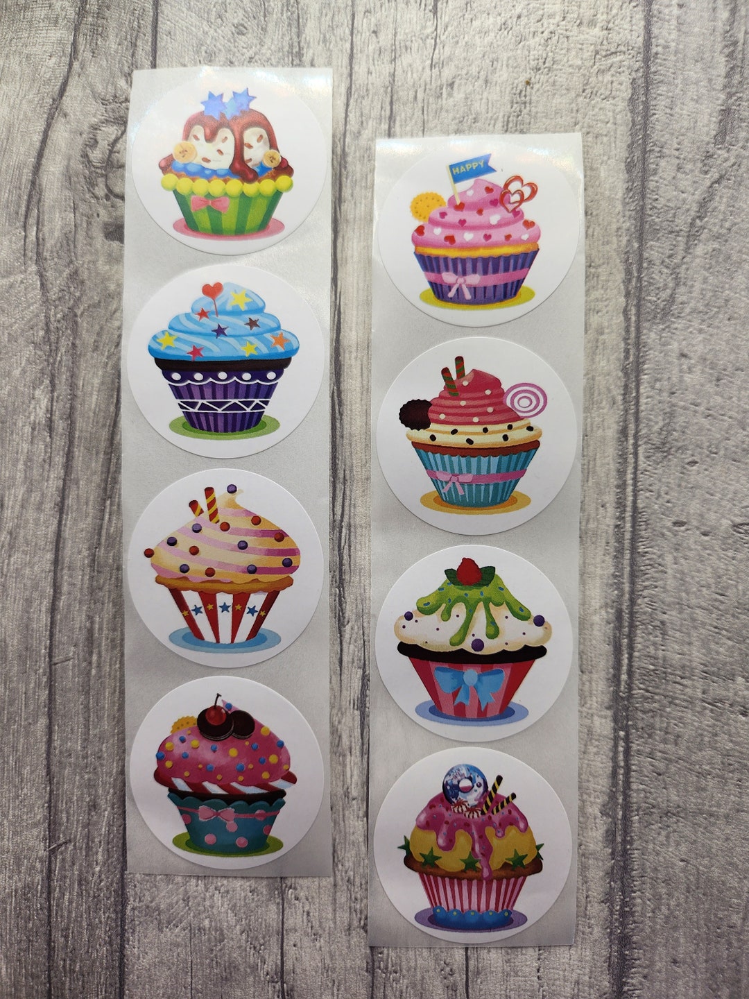 Cake Theme Stickers, 35mm Birthday Stickers, Sealing Stickers, 8 ...