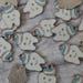 Tooth Charms X 6, Enamel, Pendants, Jewellery Craft Making - Etsy