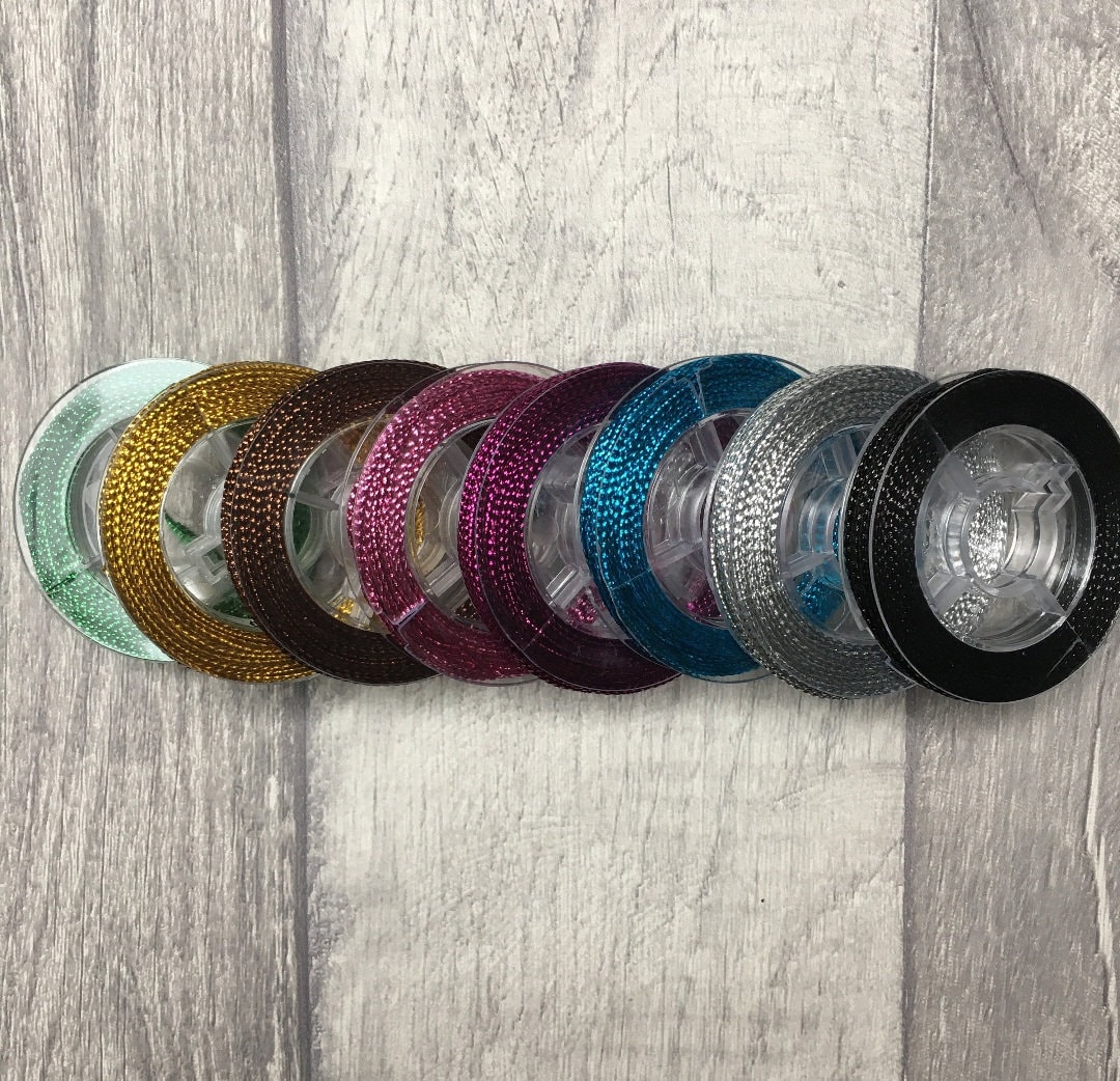 10 Metres Metallic Cord, 0.6mm Thickness, Christmas Cord, Craft Making ...