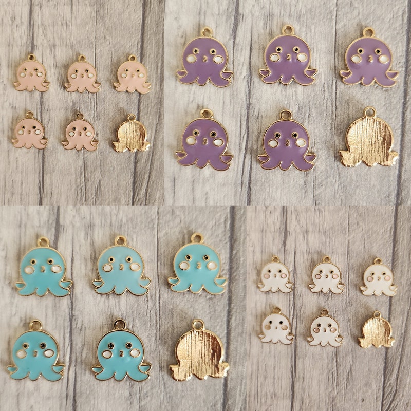 Octopus Charm - Etsy