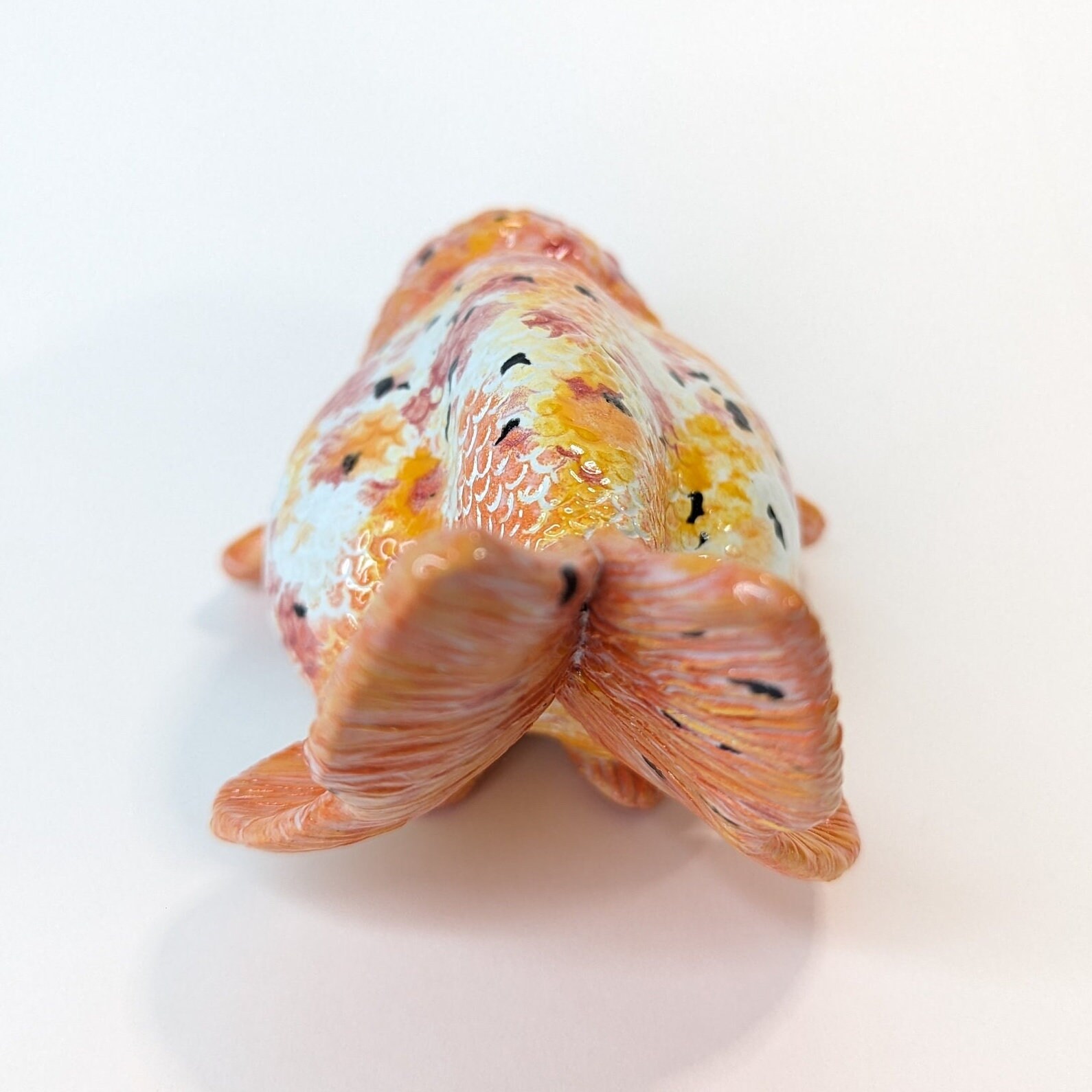 Calico Ranchu Goldfish Ceramic Sculpture - Etsy