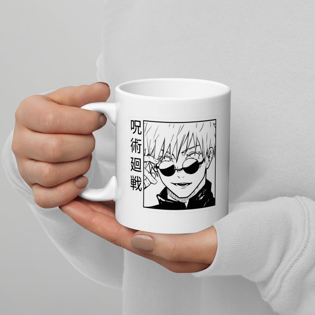 Satoru Gojo Anime Gift Anime Lover Gift, Jujutsu Kaisen Mug, Ceramic ...
