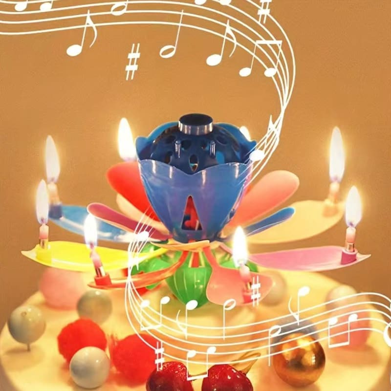 Flower Musical Candle - Etsy