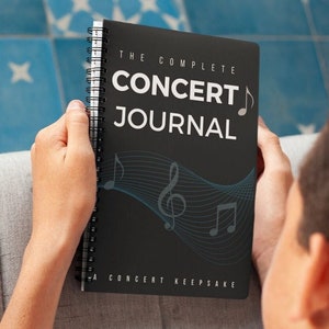 Concert Journal: Keepsake Book for Remembering Your Concerts! - Etsy