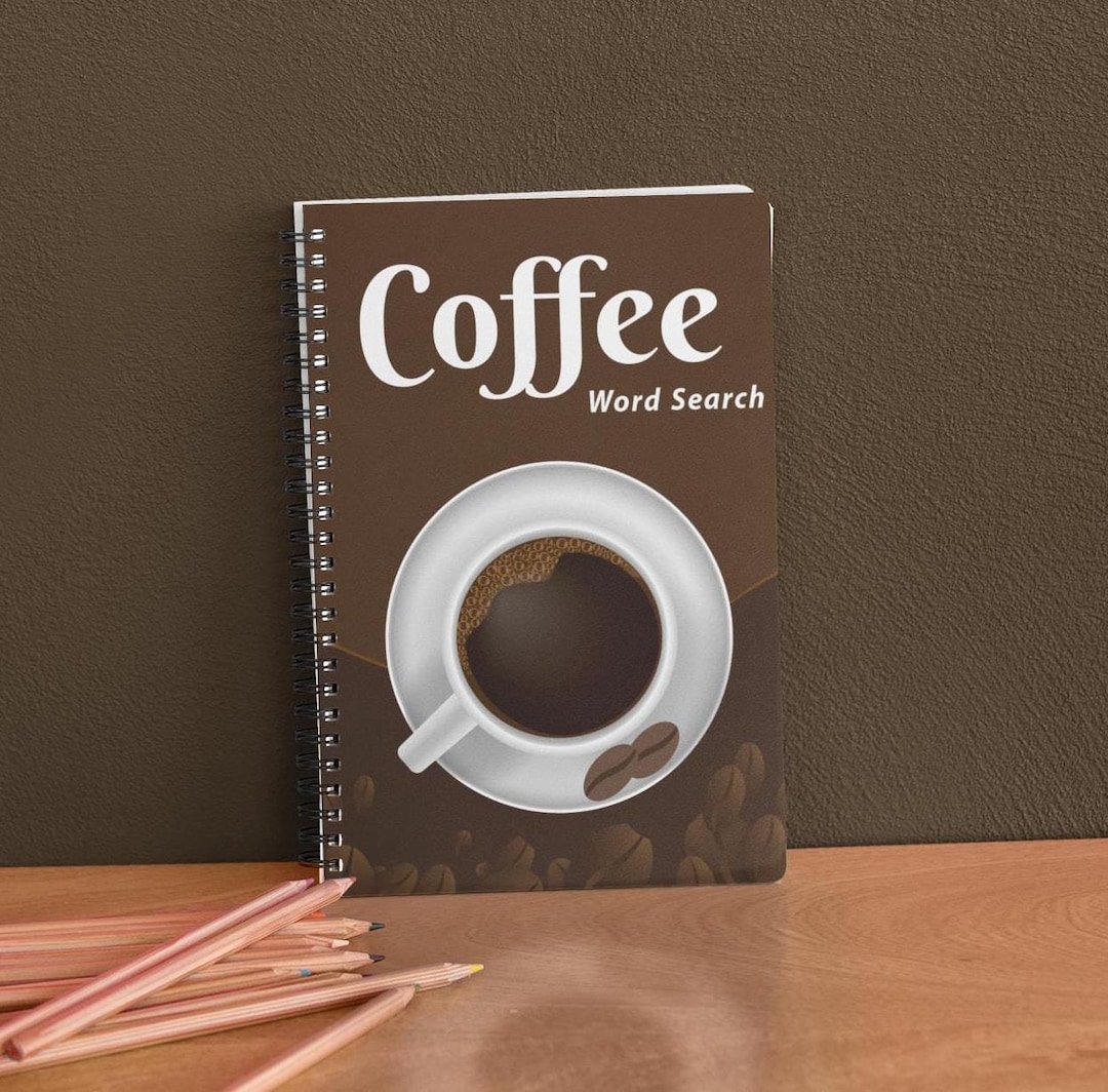 Coffee Word Search: 60 Pages Gift Book for Coffee Lovers - Etsy