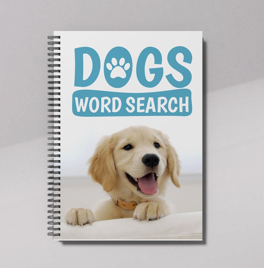 Dogs Word Search: Dog Themed Puzzle Book - Etsy