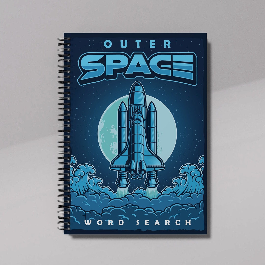 Outer Space Word Search: Outer Space Gift Book, Astronomy Gifts - Etsy