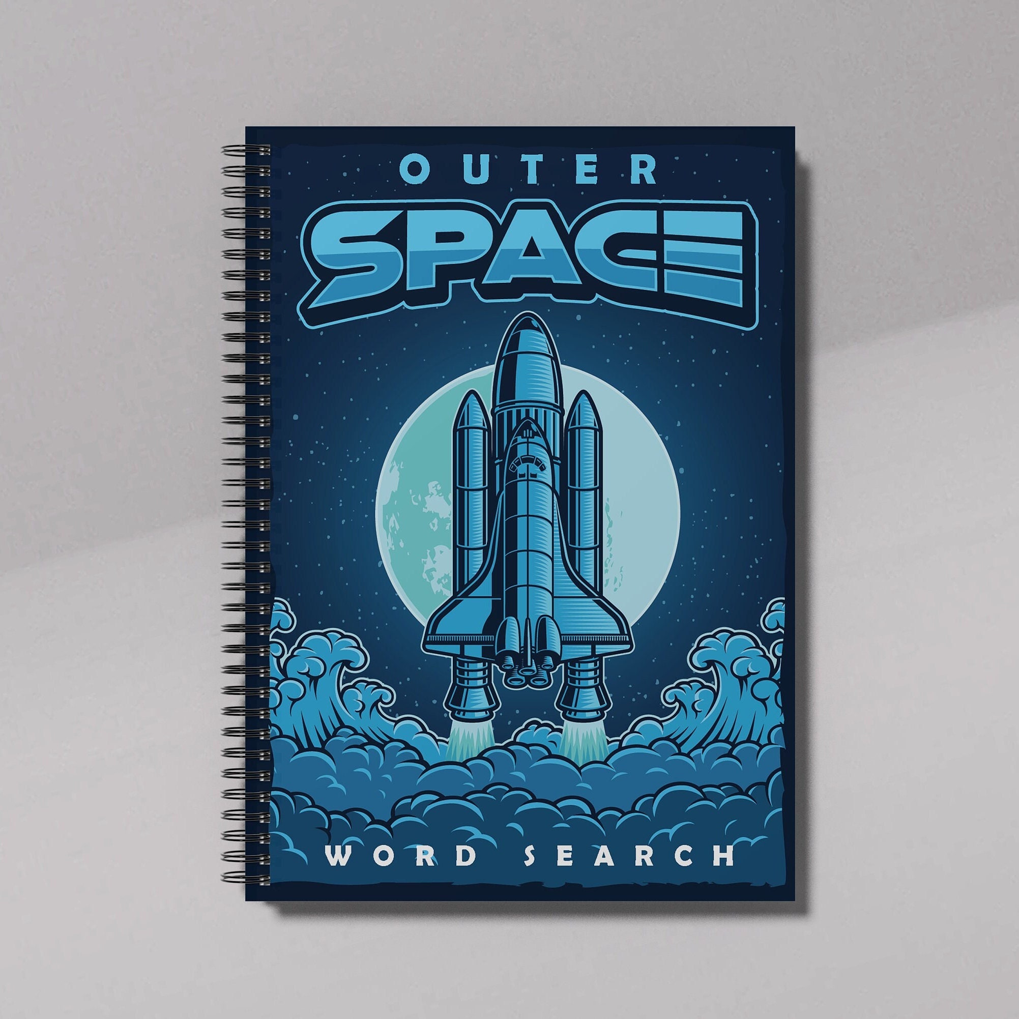 Outer Space Word Art Foil Fun: Up In Space | No Mess Art Kit (ages