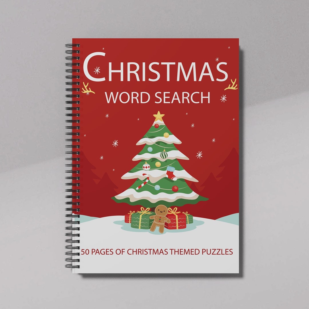 Christmas Word Search: Christmas Stocking Stuffer Gift Book - Etsy