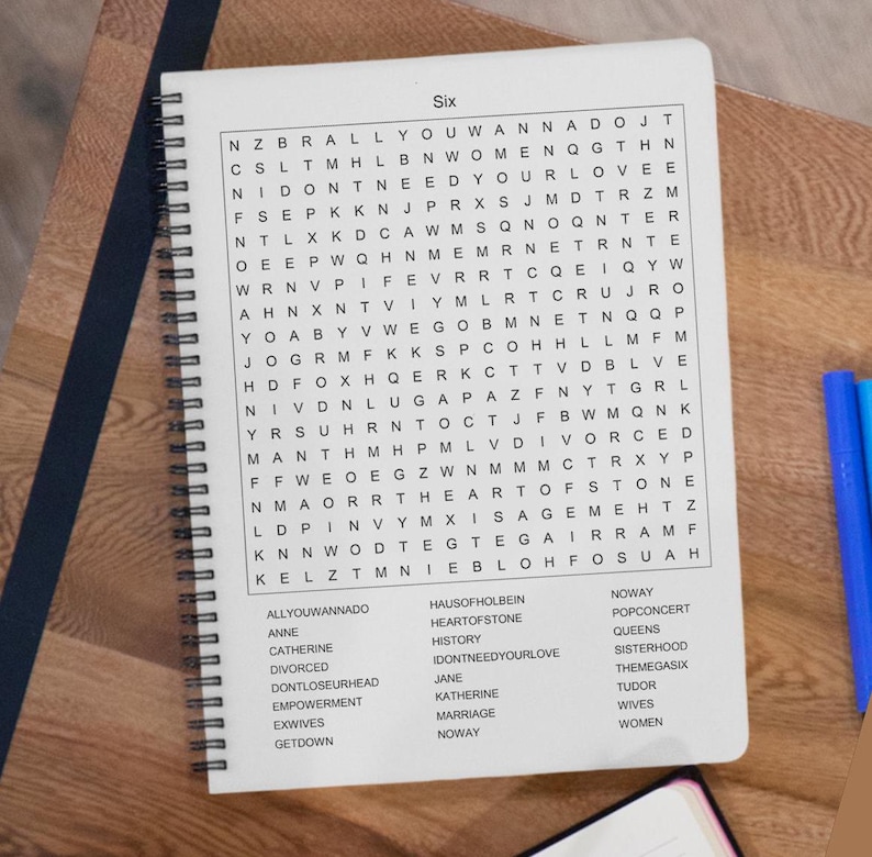 Musical Theater Word Search: Musicals Gift for Music Theatre Fans - Etsy