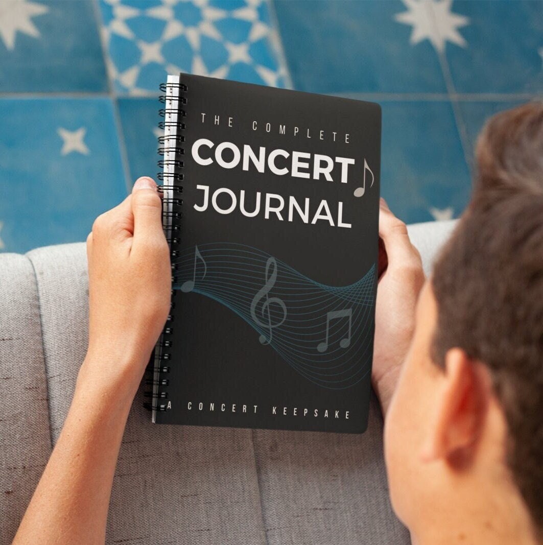 Concert Journal: Keepsake Book for Remembering Your Concerts - Etsy