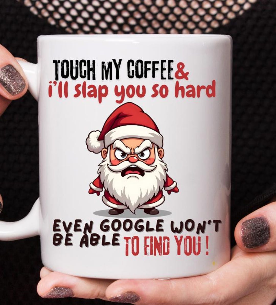 You Touch My Coffee Sticker | Funny Coffee Humor Decal, Hilarious Gift ...